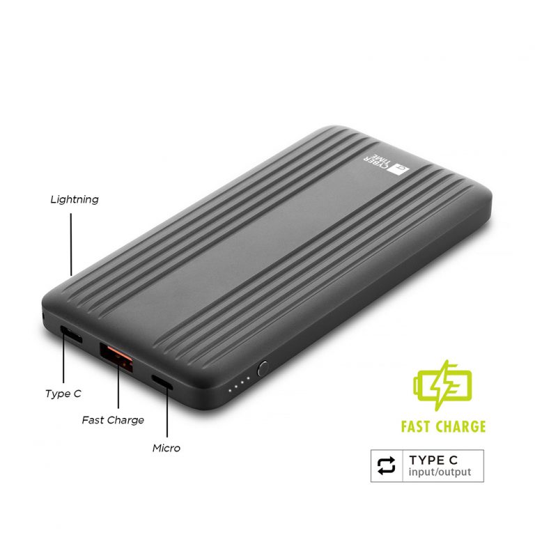 Fast Charging 10,000 mAh Powerbank Pro – Cyber Time